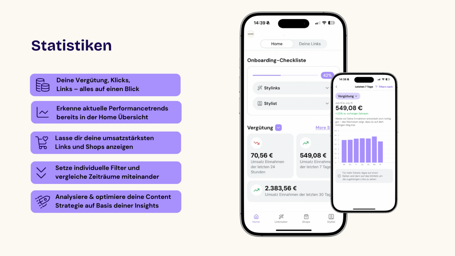 Creator Tools: Die neuesten Funktionen in unserer stylink App - stylink ...